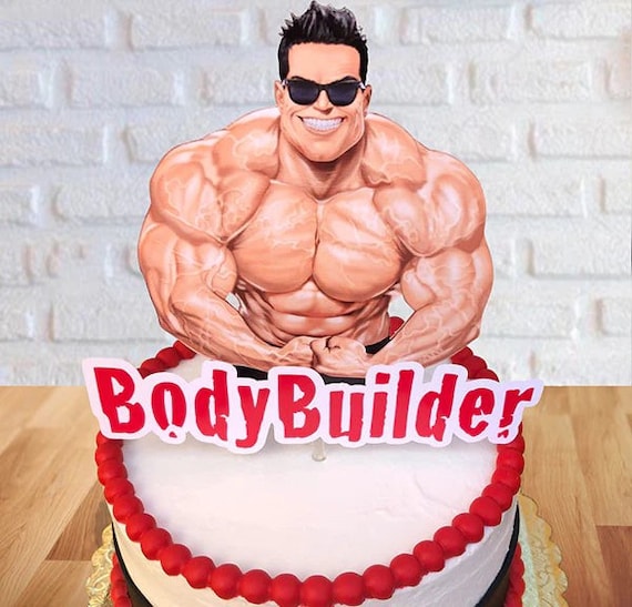 Muscle Man Party Cakes