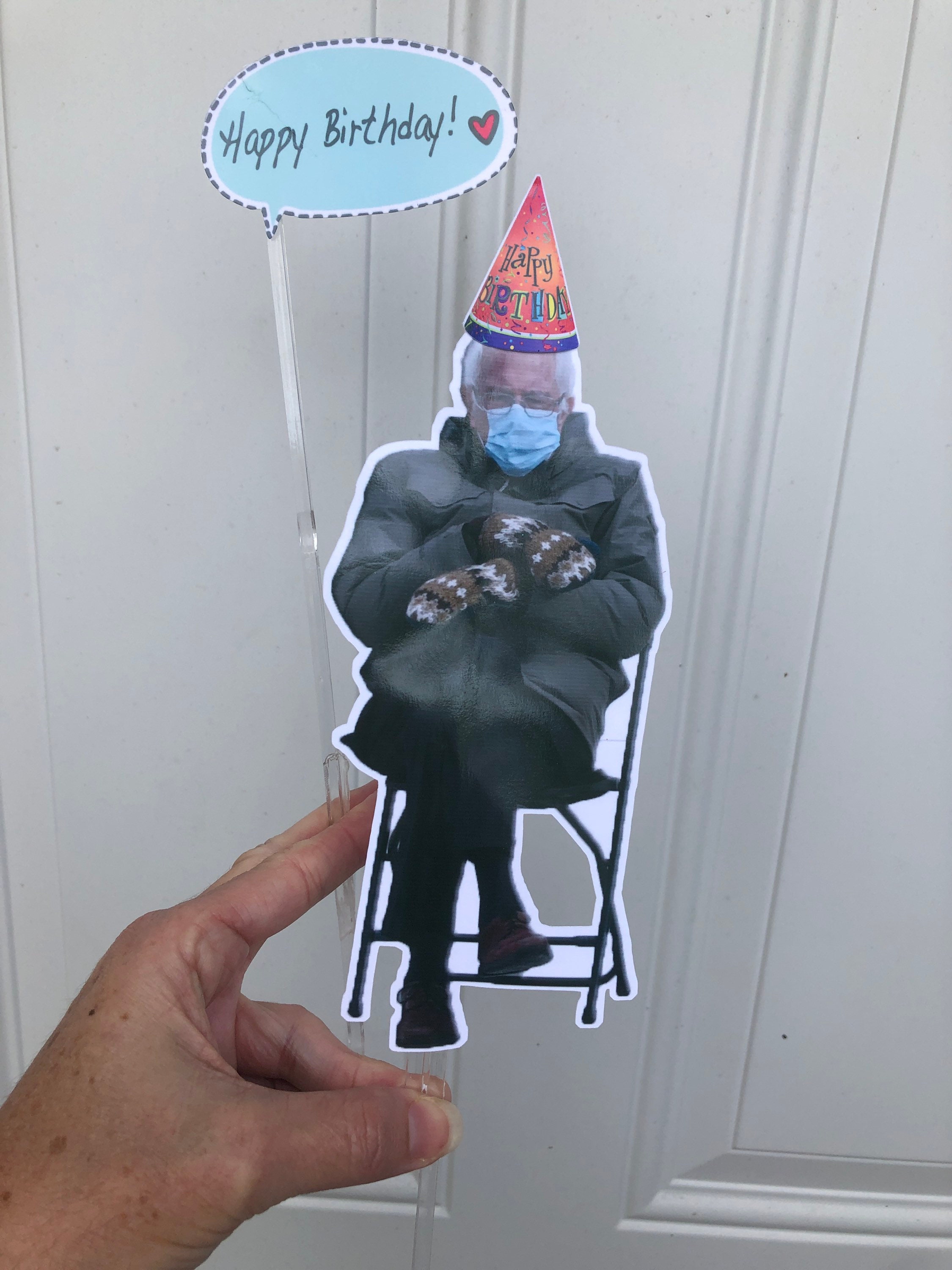 Bernie Sanders Birthday Cake Topper Decoration | Etsy