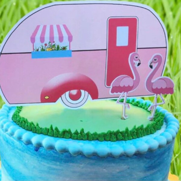 Rv Camper Cake Topper - Etsy