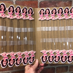 Funny Custom Drink Stirrers Personalized With Face Stir - Etsy