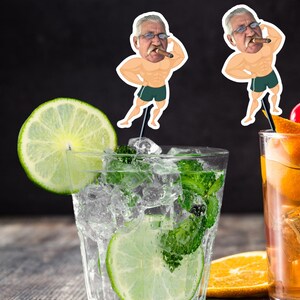 Funny Custom Drink Stirrers Personalized With Face, Stir Sticks Custom ...