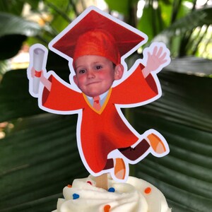 Funny Graduation Cupcake Toppers. / Graduate Party Gift/ Graduation ...