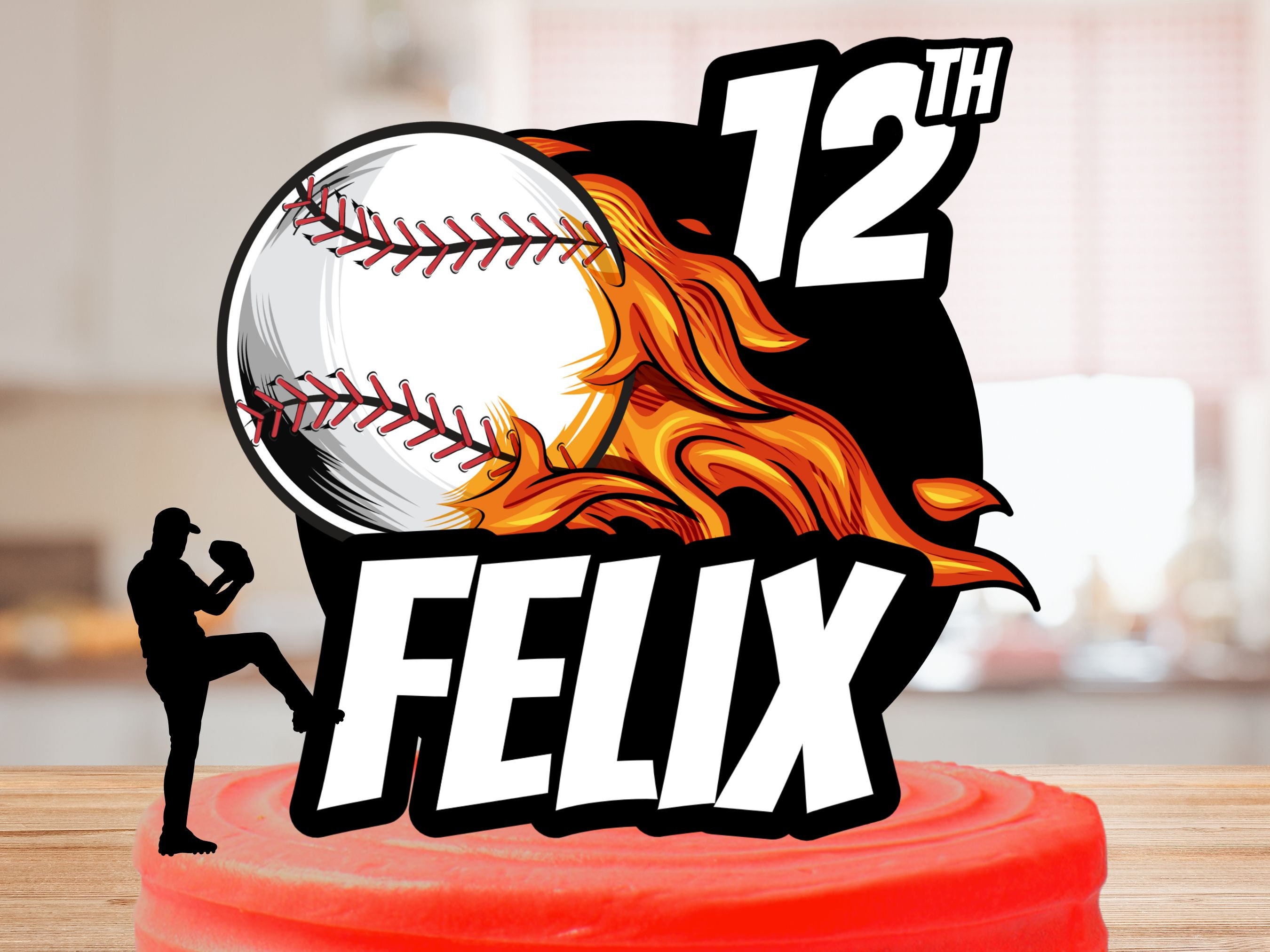 Baseball Bundle Cake Toppers and Cupcake Toppers / Instant - Etsy