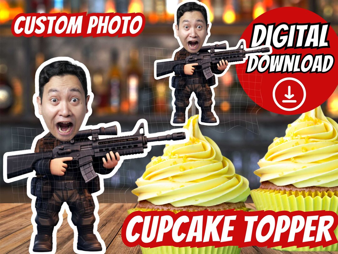 Printable Funny Gun 2nd Amendment Cupcake Toppers Digital Download ...