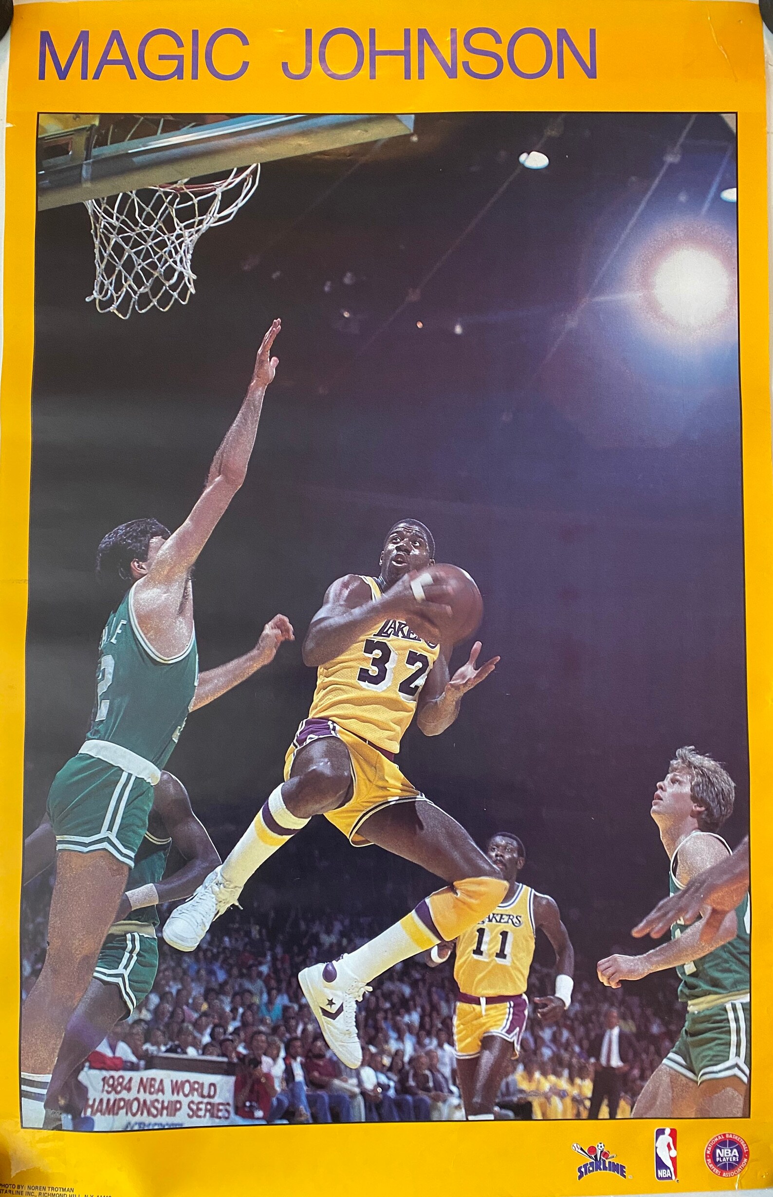 Vintage Magic Johnson 1980s Starline Poster Original - Etsy