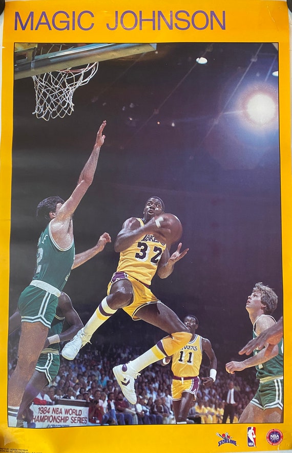 Vintage Magic Johnson 1980s Starline Poster Original - Etsy