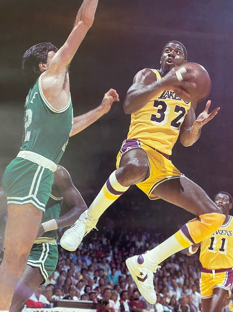 Vintage Magic Johnson 1980s Starline Poster Original - Etsy