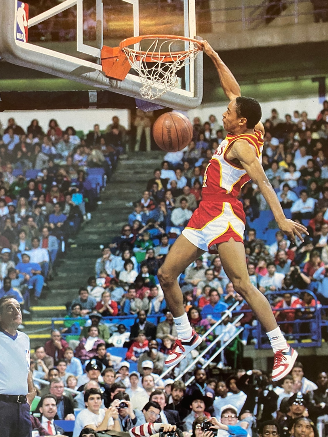 Vintage Spud Webb 1986 Starline Dunk Poster Original | Etsy
