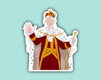 Hamilton King George Sticker - Etsy