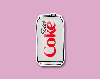 Diet Coke Waterbottle Sticker - Etsy