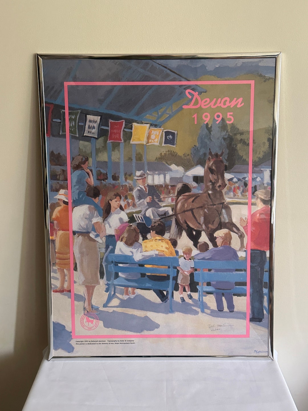 VINTAGE || Deborah Morrison Signed Limited Edition Offset Lithograph ...