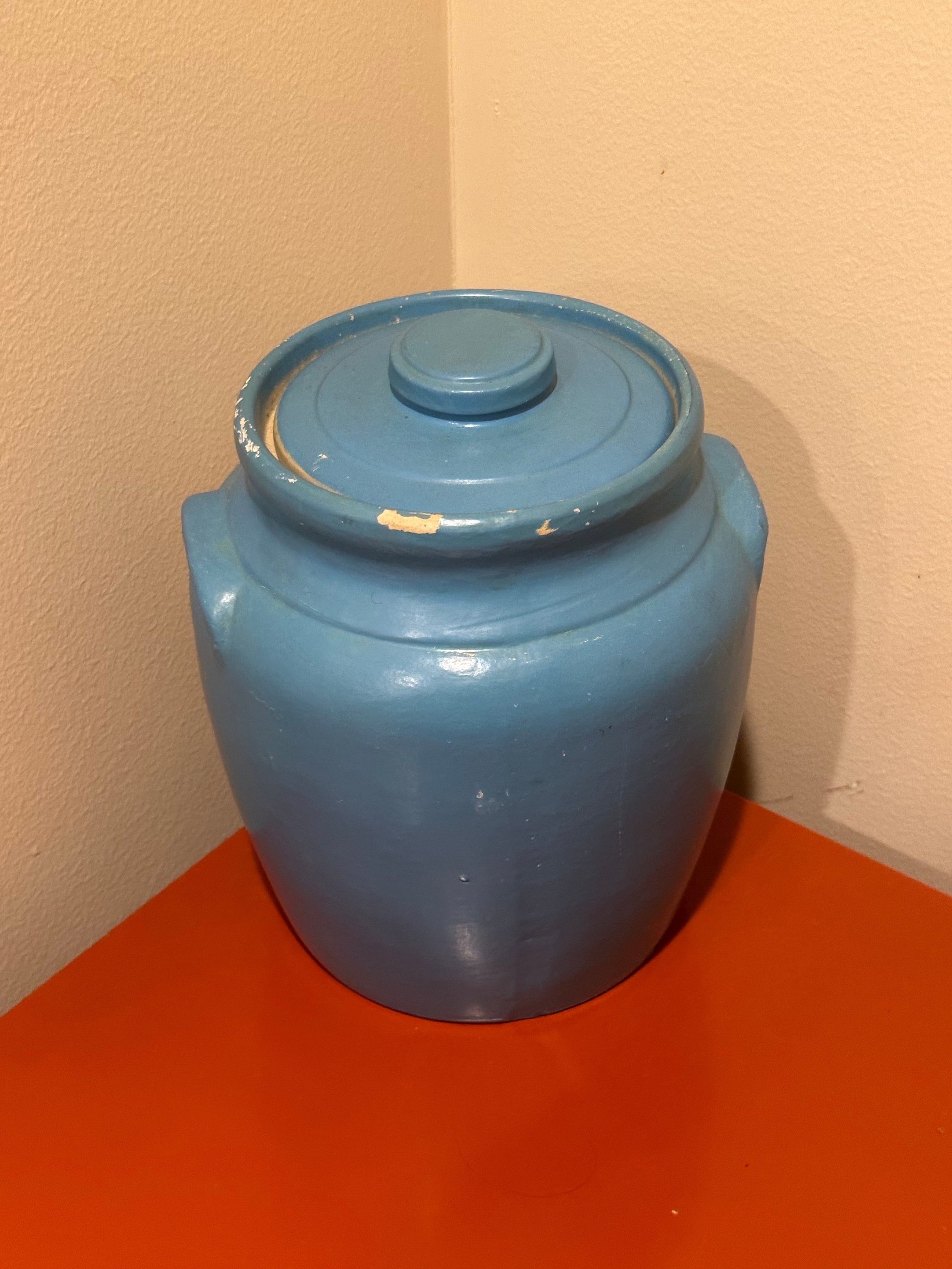 VINTAGE || Vintage Ransburg Pottery Cookie Jar - Etsy