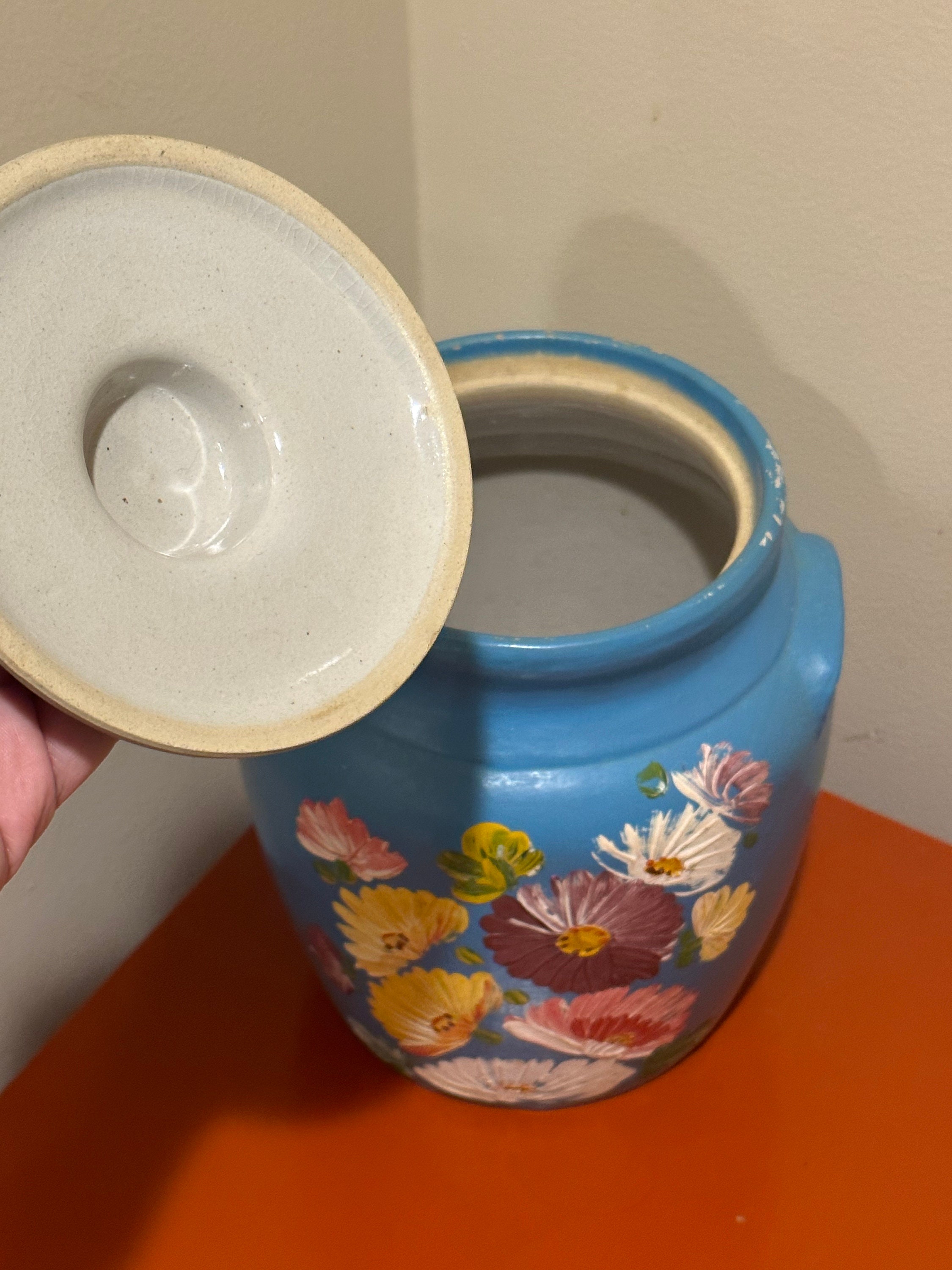 VINTAGE || Vintage Ransburg Pottery Cookie Jar - Etsy