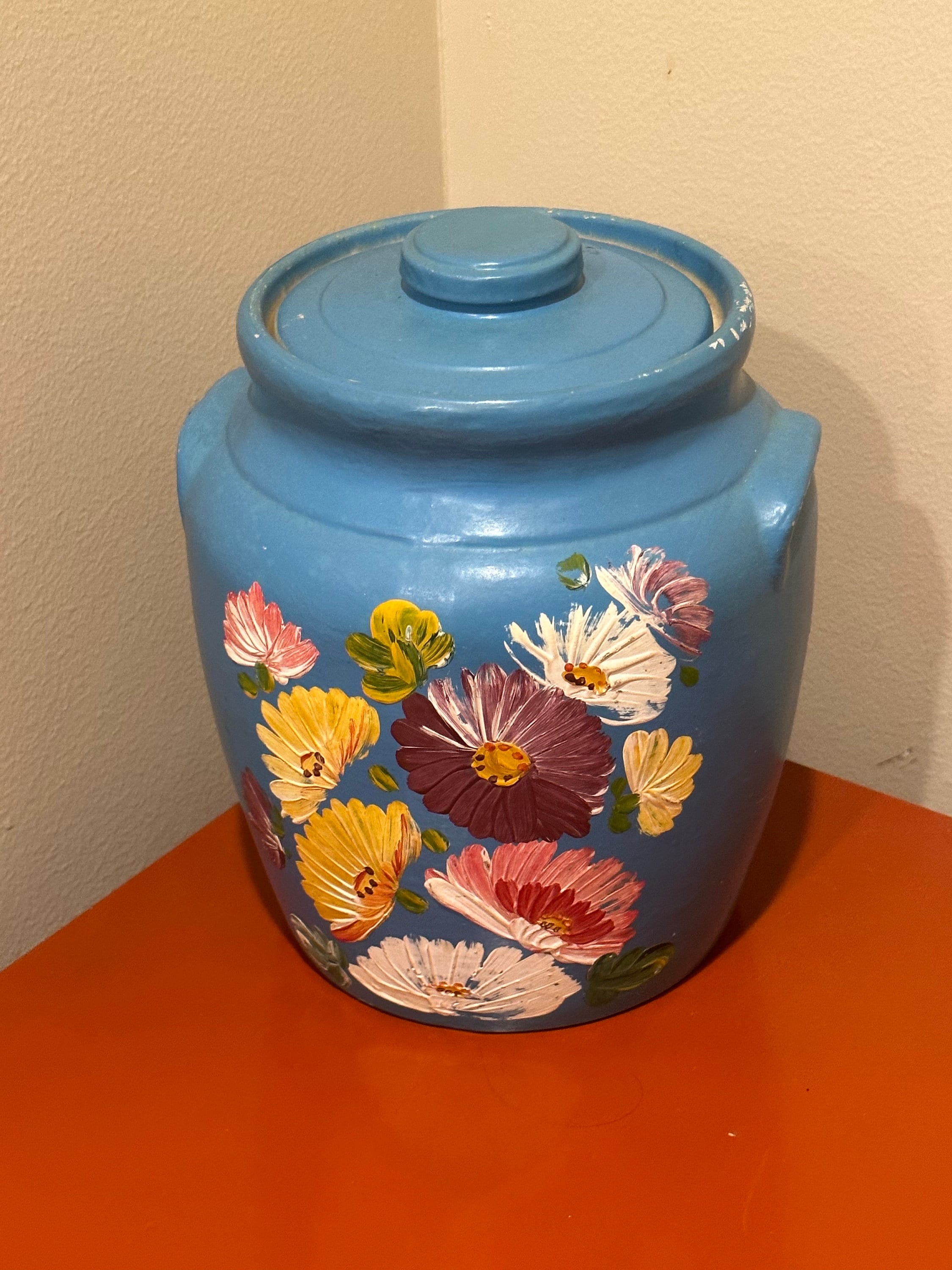 VINTAGE || Vintage Ransburg Pottery Cookie Jar - Etsy