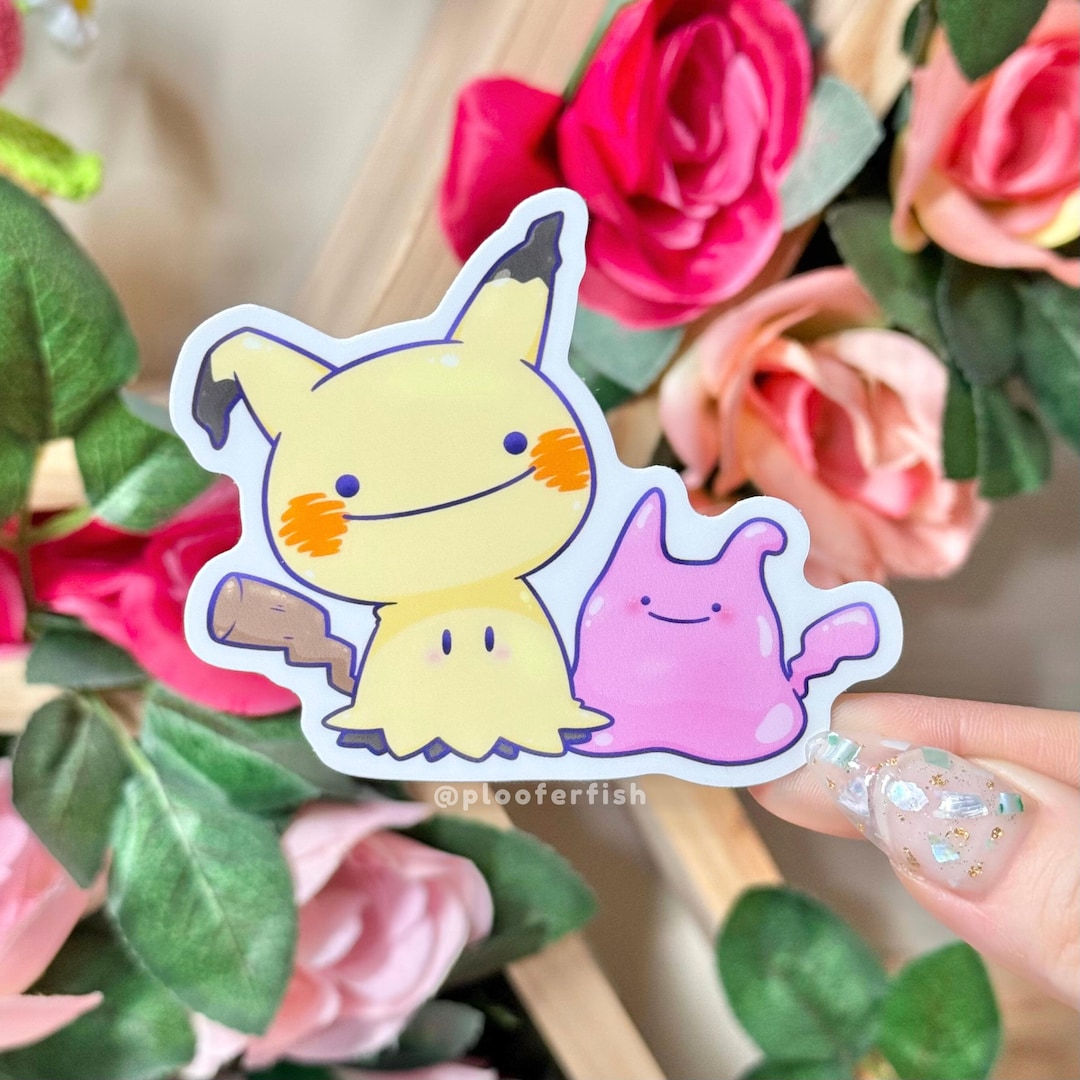 Ditto Mimikyu Stickers | BUY 3 GET 1 FREE | Cute Matte Waterproof ...