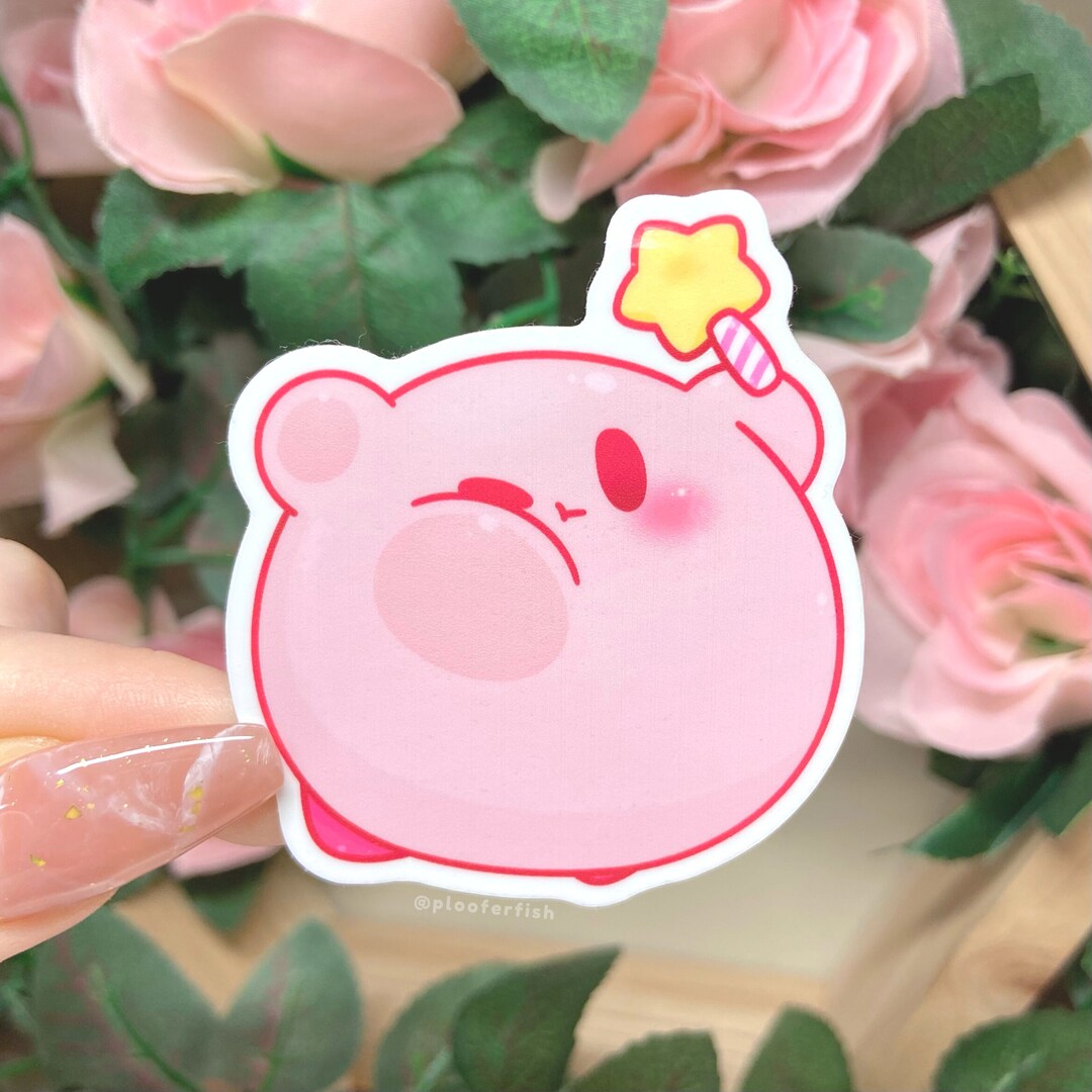 Kirbo Squishy Stickers | BUY 3 GET 1 FREE | Cute Matte Waterproof ...