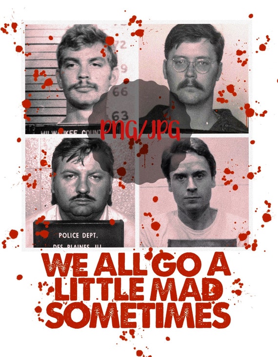 Serial Killer Mugshot PNG - Etsy