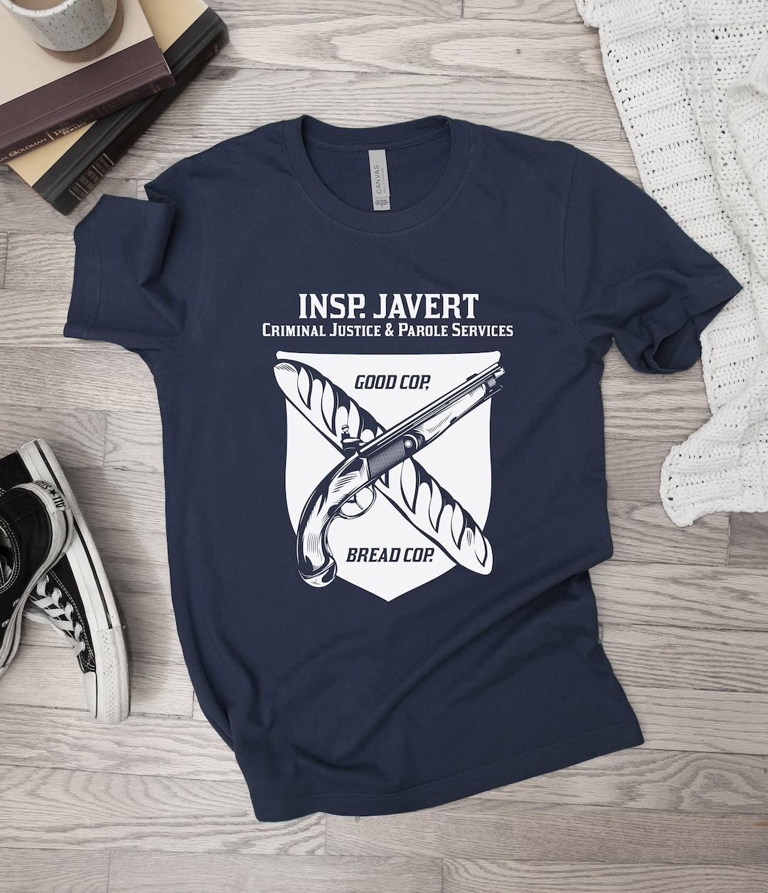 Good Cop, Bread Cop. Javert Tee Shirt, Les Mis - Etsy
