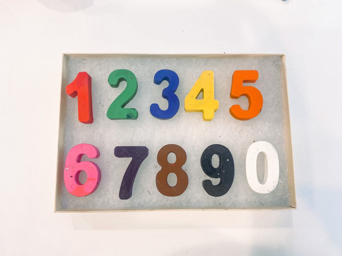 Full number boxes set 0-9 | Etsy