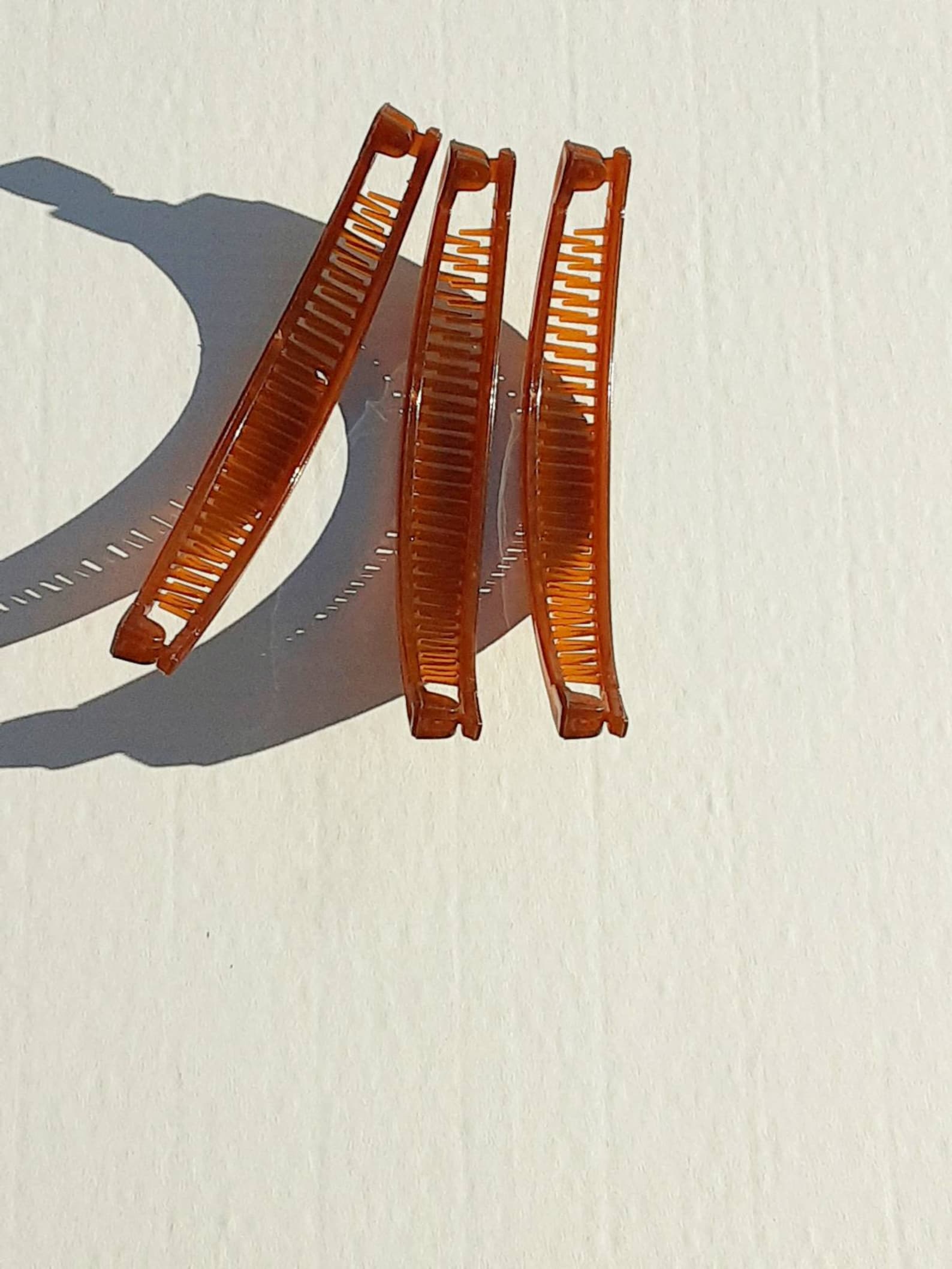 Long Banana Hair Combs Clips Ponytail Holder 3PCS - Etsy