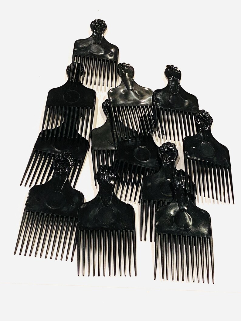 Afro Hair Pick Hair Detangle Pick (new) - Etsy
