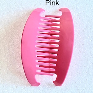 Extra Large Big Flexible Bendable Plastic Banana Hair Comb Clip Women ...