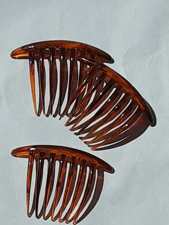 Fork Hair Comb French Roll Hair Clip Updo Hair Clip Brown - Etsy