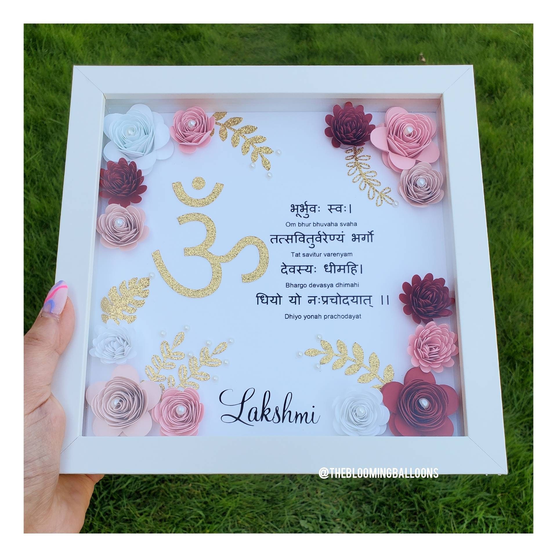 Customized Shadow Frame, Om Frame, Religious Frame - Etsy Canada