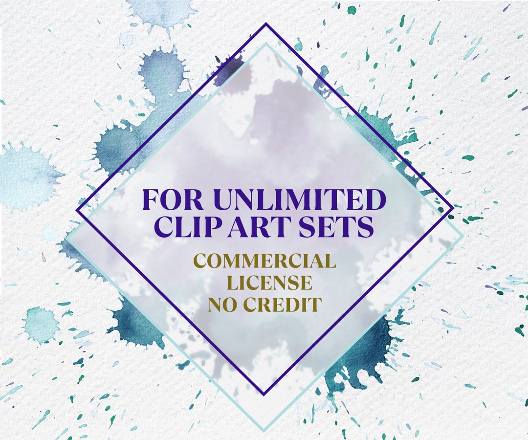 Commercial License - Unlimited Clip Art Sets - Etsy