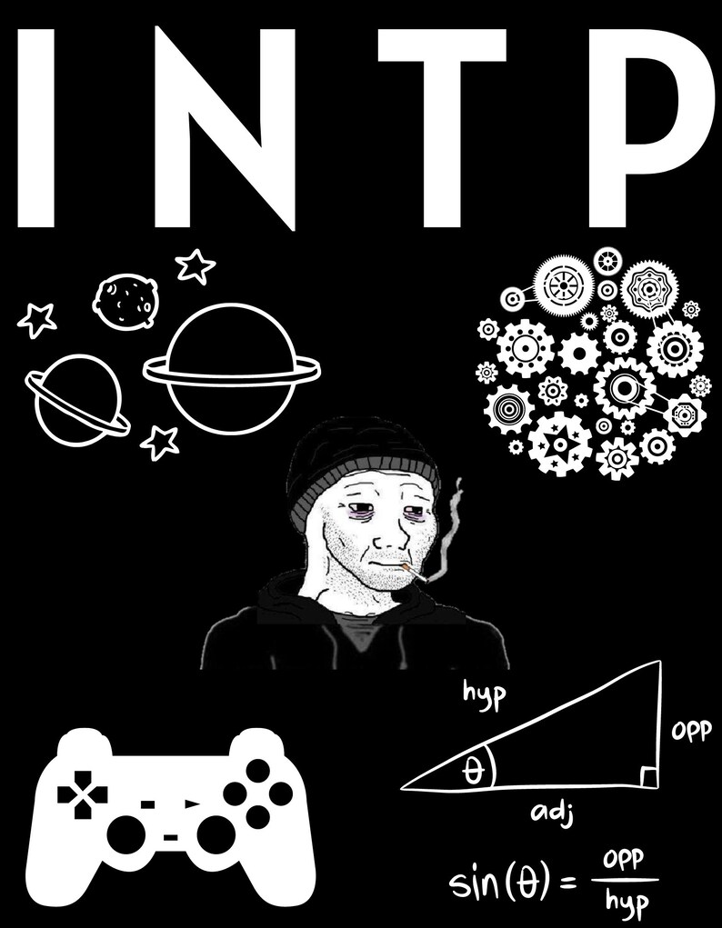 INTP T-shirt 16 Personality Types MBTI INTP Unisex - Etsy