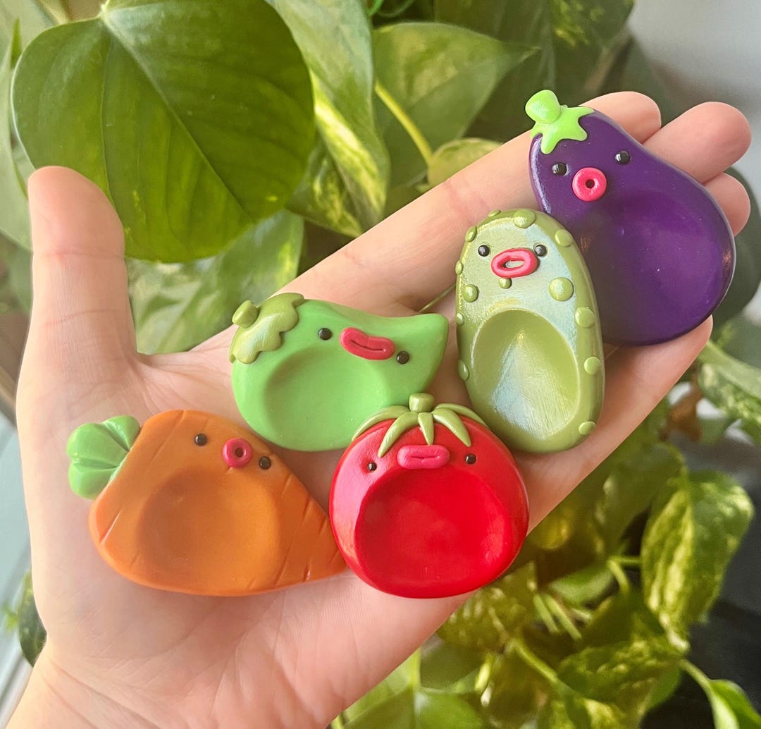 Veggie Bloops Worry Stone - Etsy