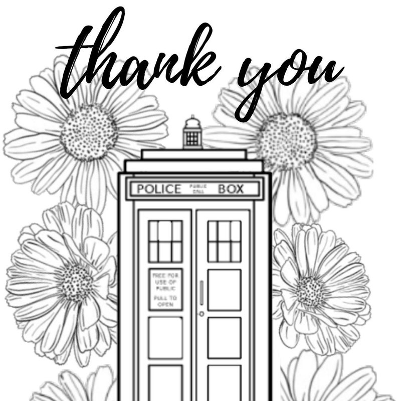 Doctor Who Card - Etsy