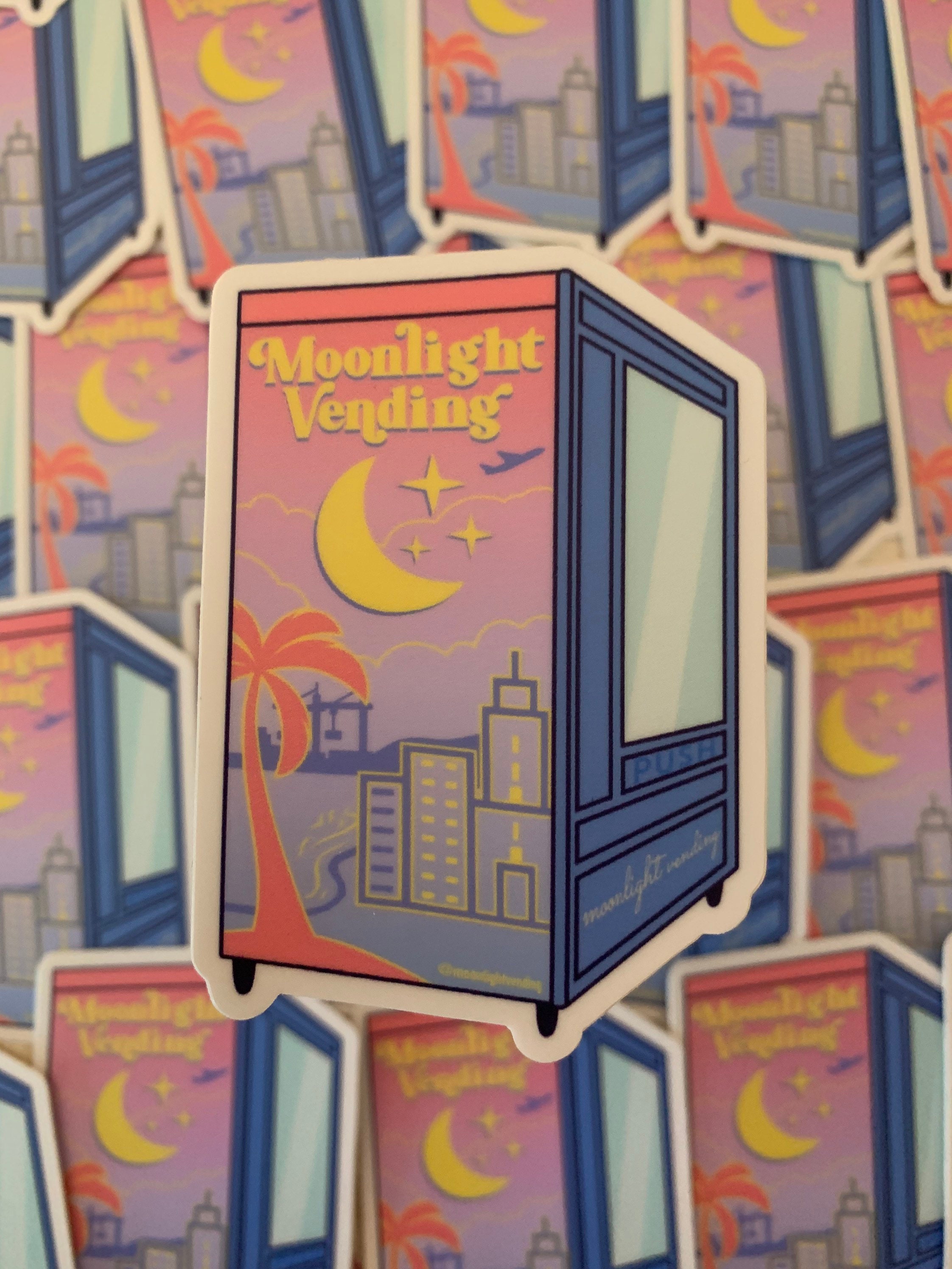 Moonlight Vending Sticker Pack - Etsy