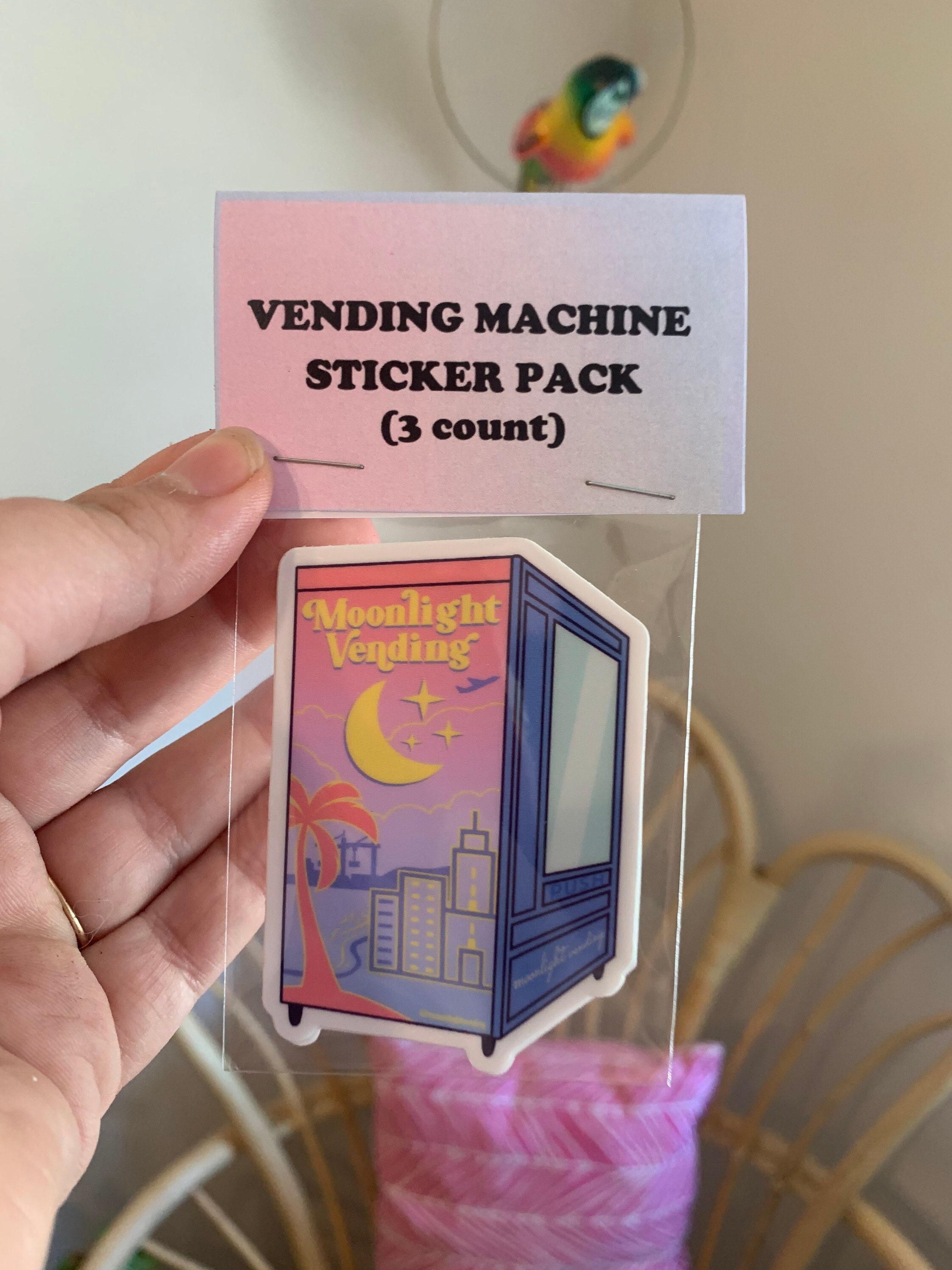 Moonlight Vending Sticker Pack - Etsy