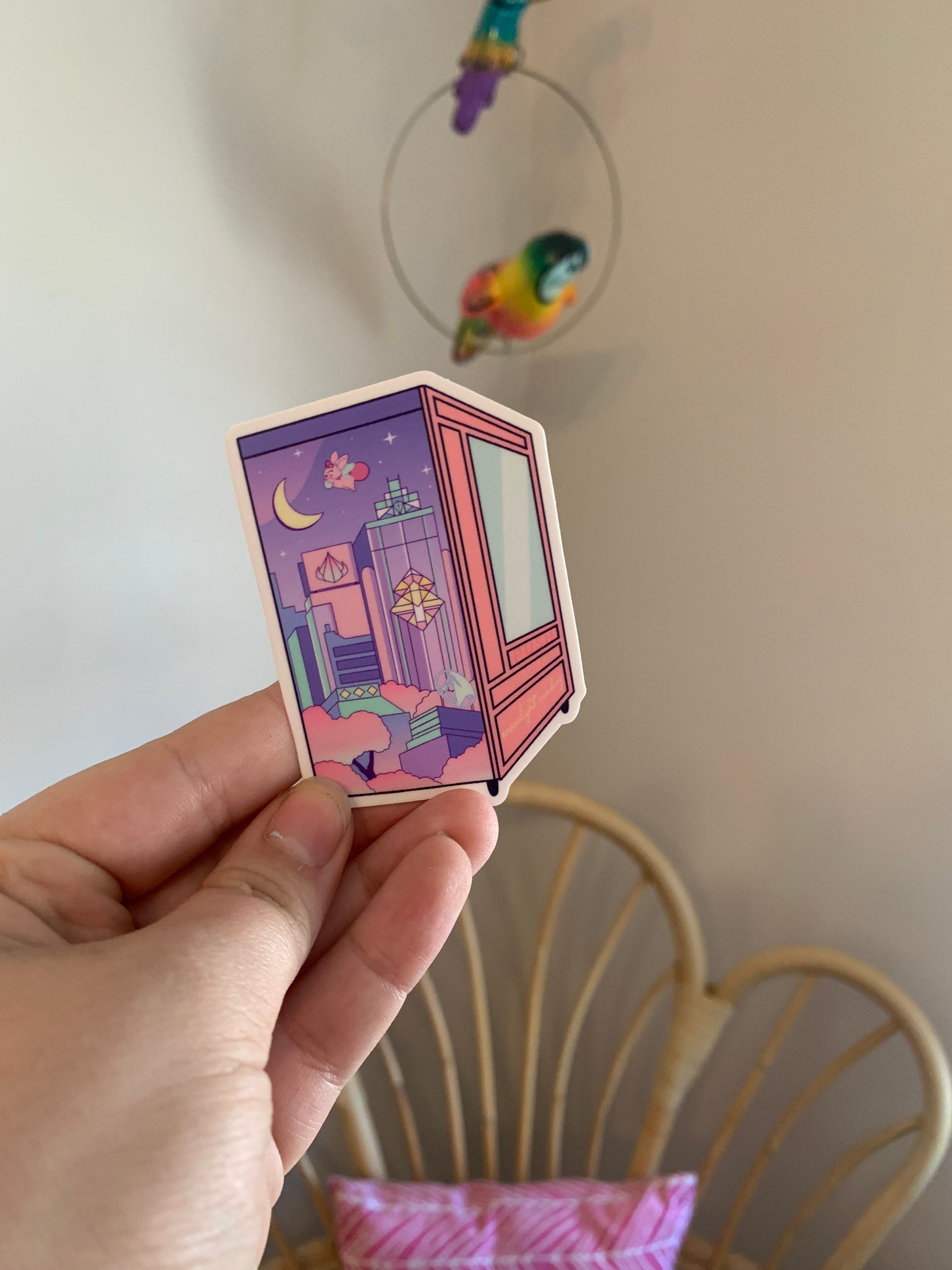 Moonlight Vending Sticker-nova - Etsy