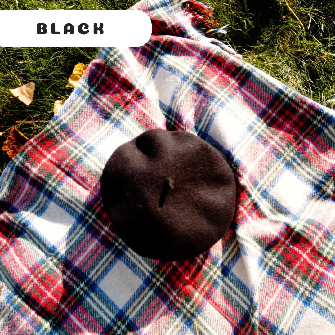 Fall 100% Solid Wool French Beret Hat Women's Autumn Headwear Berets ...