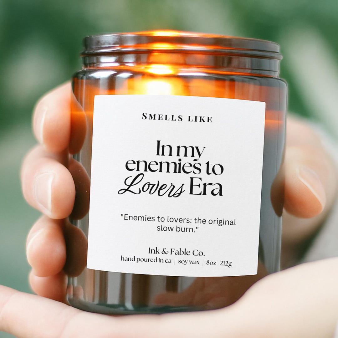 Personalized Enemies to Lovers Era Candle: Custom Book Lover Gift - Etsy