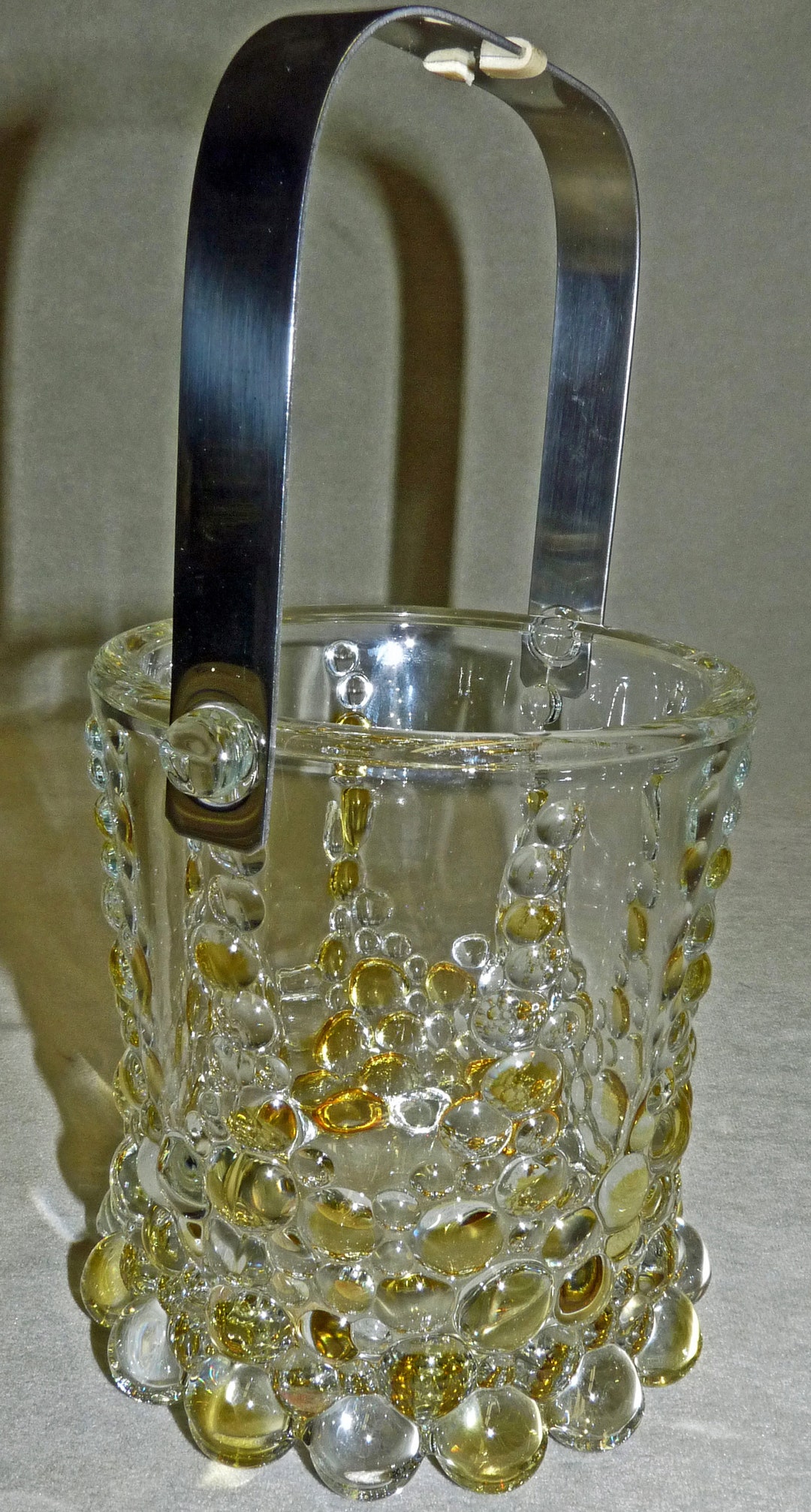 Bolero Style Bubble Glass Ice Bucket With Handlewaltherglas Germany ...