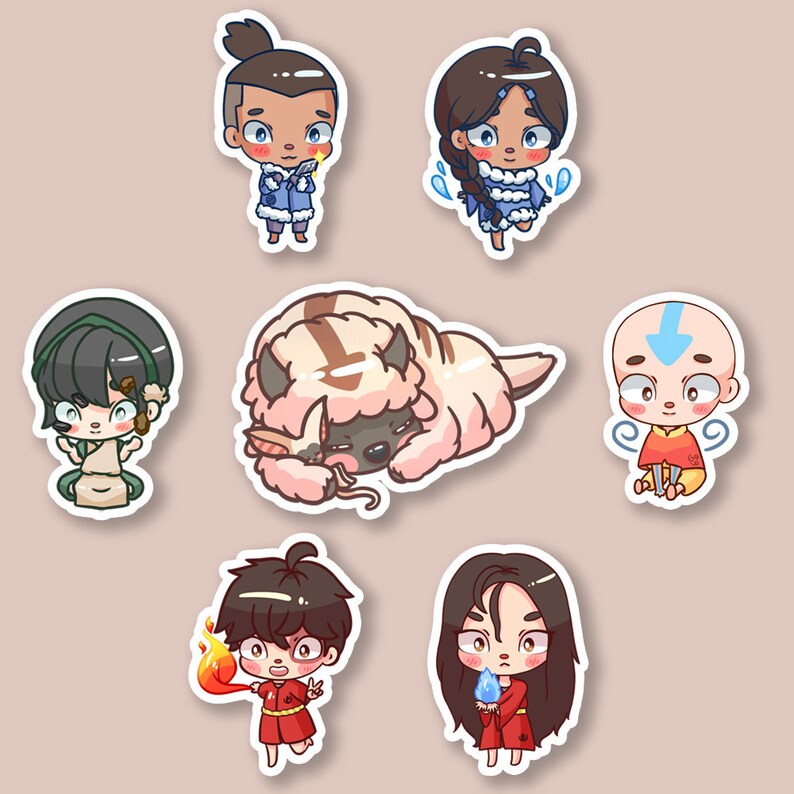 ATLA Stickers Bundle - Etsy