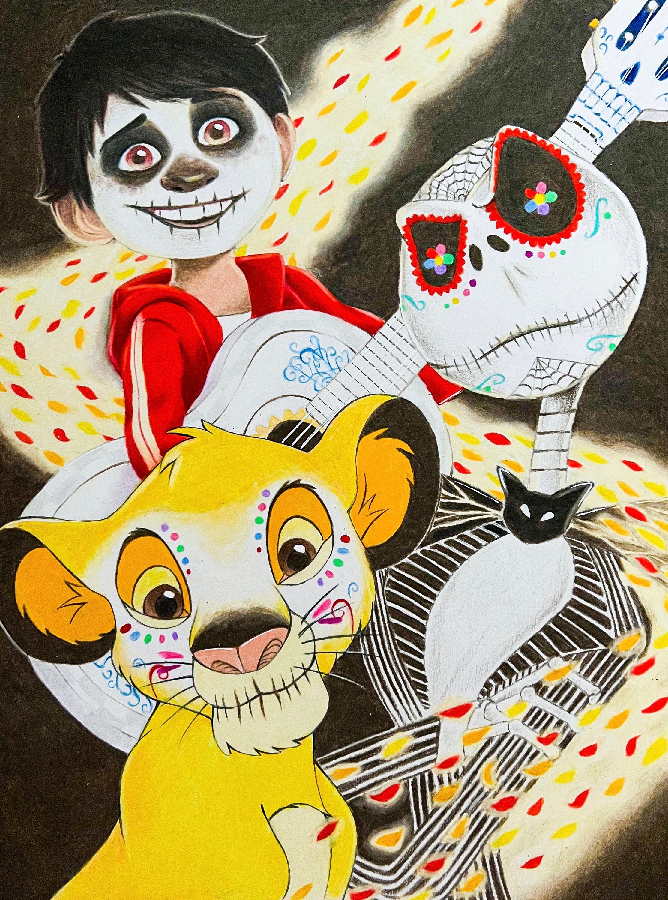 Custom Disney and Pixar Character Portraits - Etsy