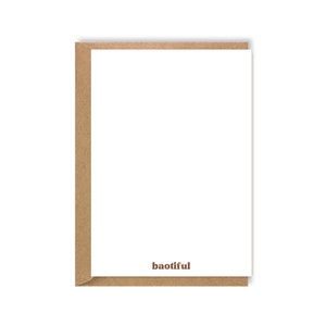 Crazy A-bao You, Bao Pun, Food Pun, Textured Card, Valentines Card ...