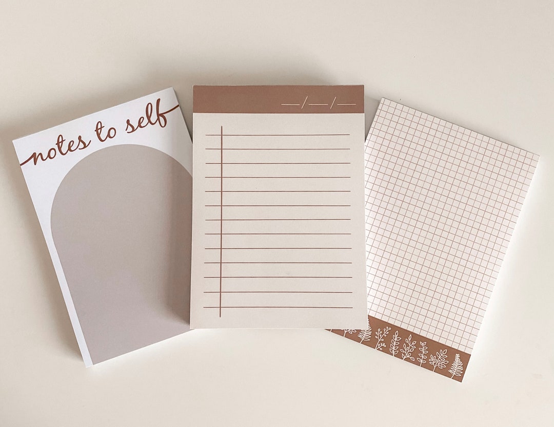 A6 Boho Memo Pad: 120gsm Note Taking Pad - Etsy