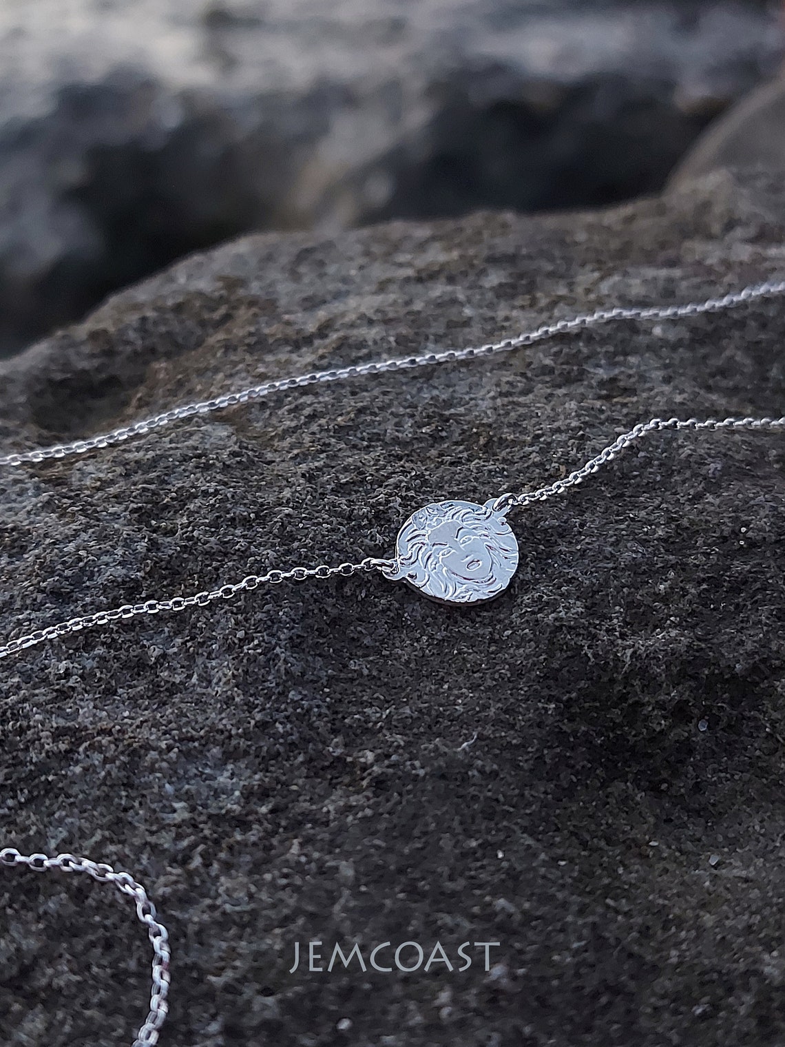 MEDUSA COIN PENDANT Greek Mythology Jewelry Medusa 925 - Etsy