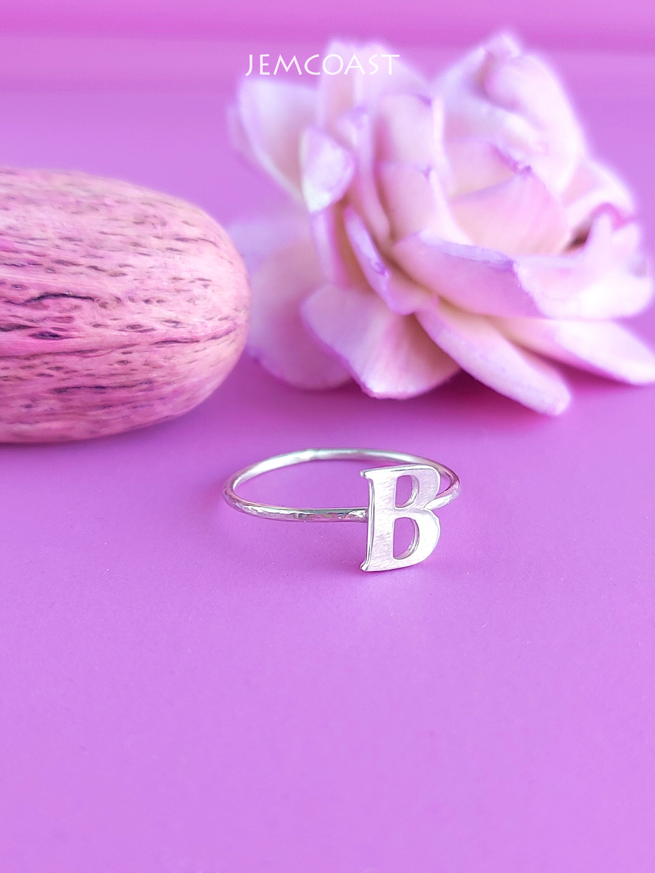 Personalized GREEK LETTER RING, Custom Ring, Initial Jewelry, Initial ...