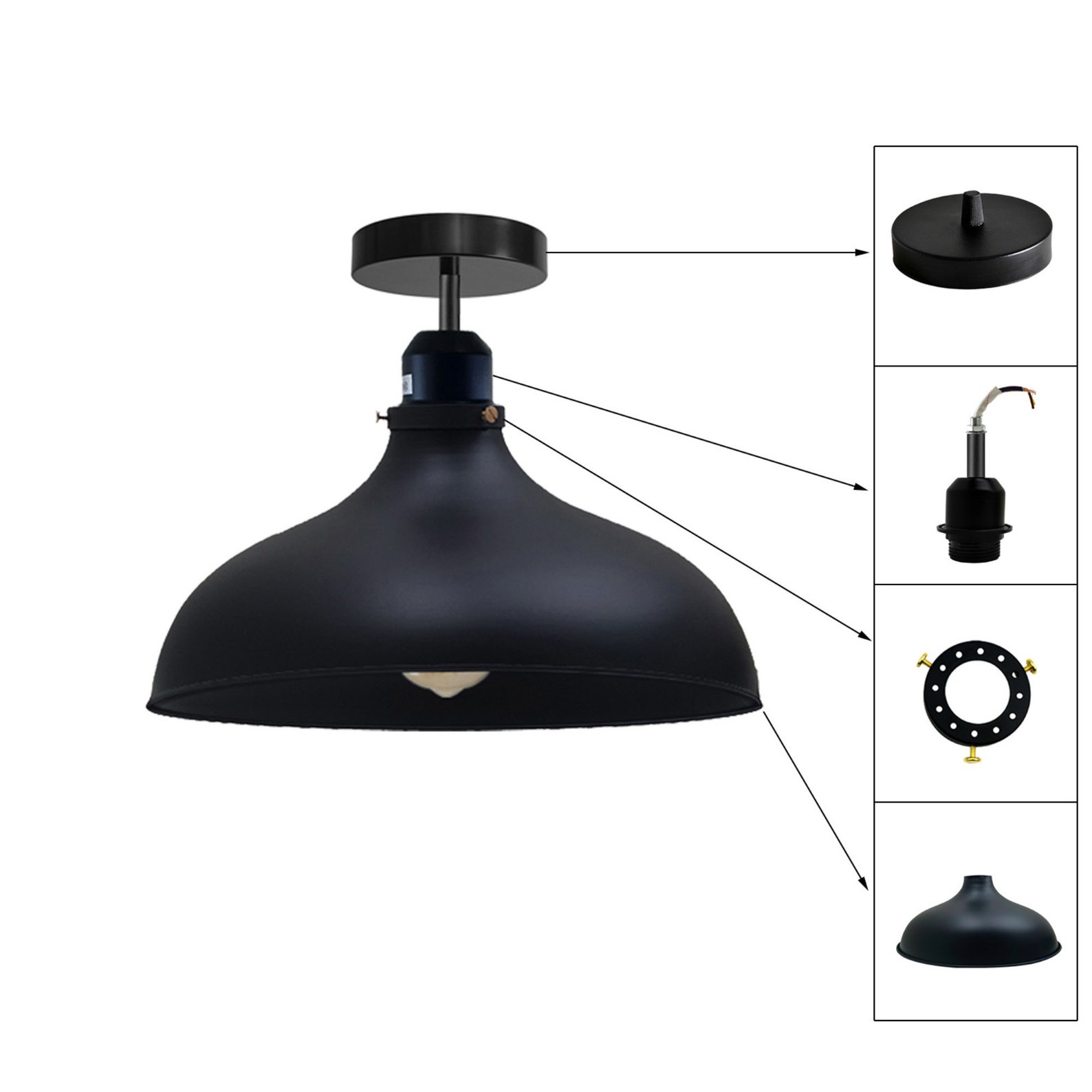 Antique Decor Lampshade Brushed Handwork Ceiling Light Shade - Etsy UK