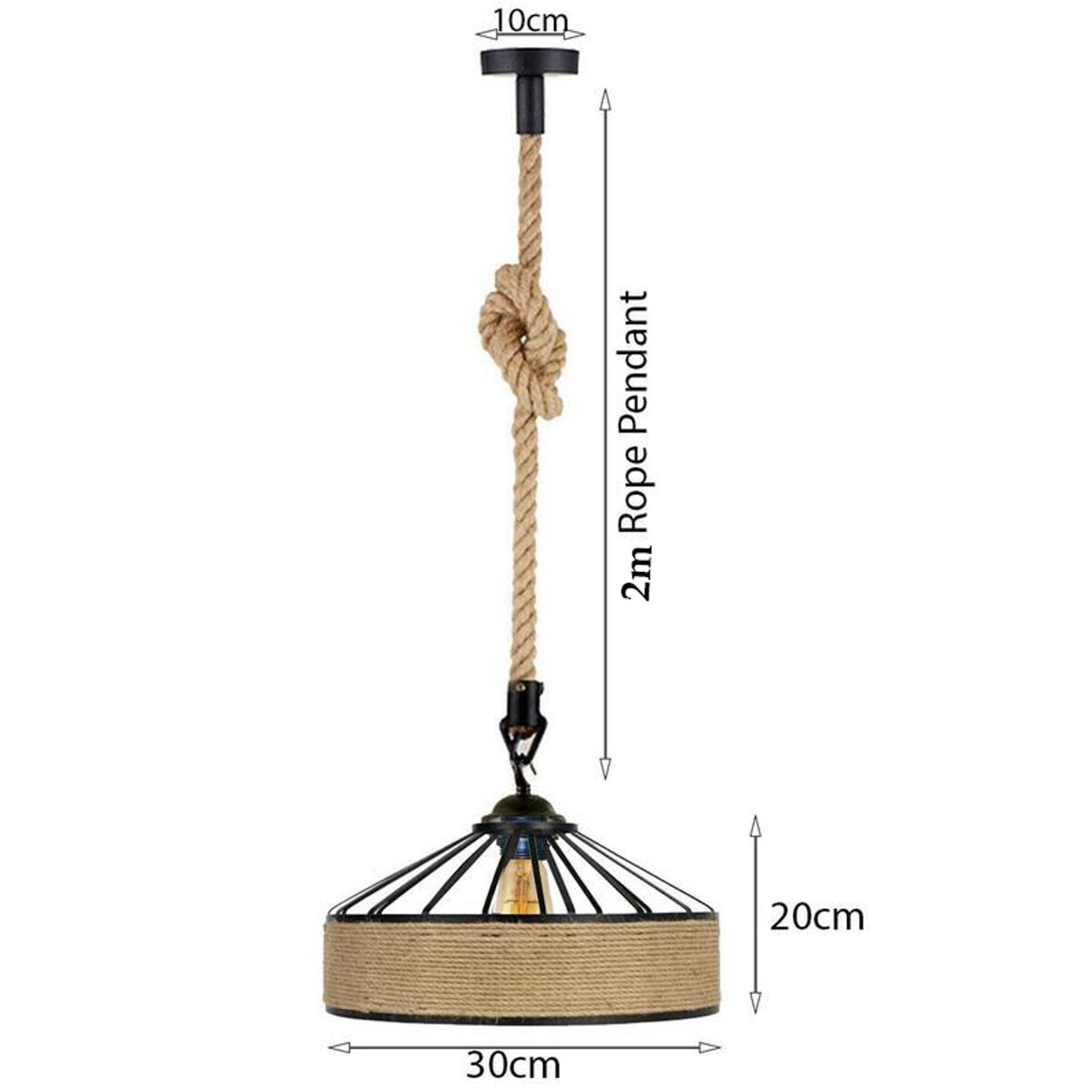 Natural Hemp Lighting Decorate Lightings bar Lighting - Etsy UK