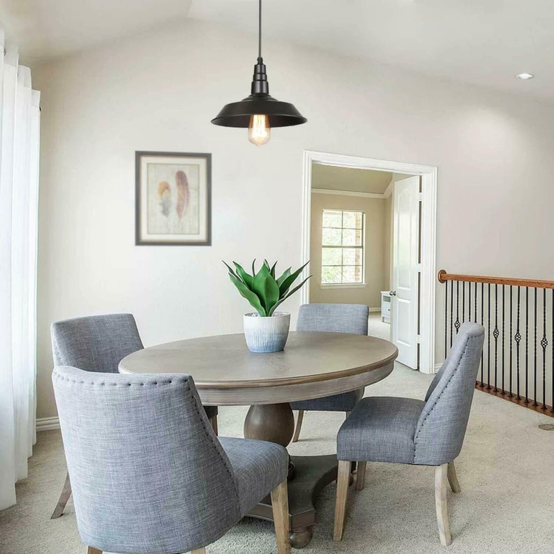 Rustic Style Metal Pendant Light Hanging Lamp Ceiling - Etsy