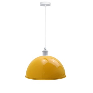 Modern Yellow Colour Light Industrial Lamp Pendant Lighting - Etsy