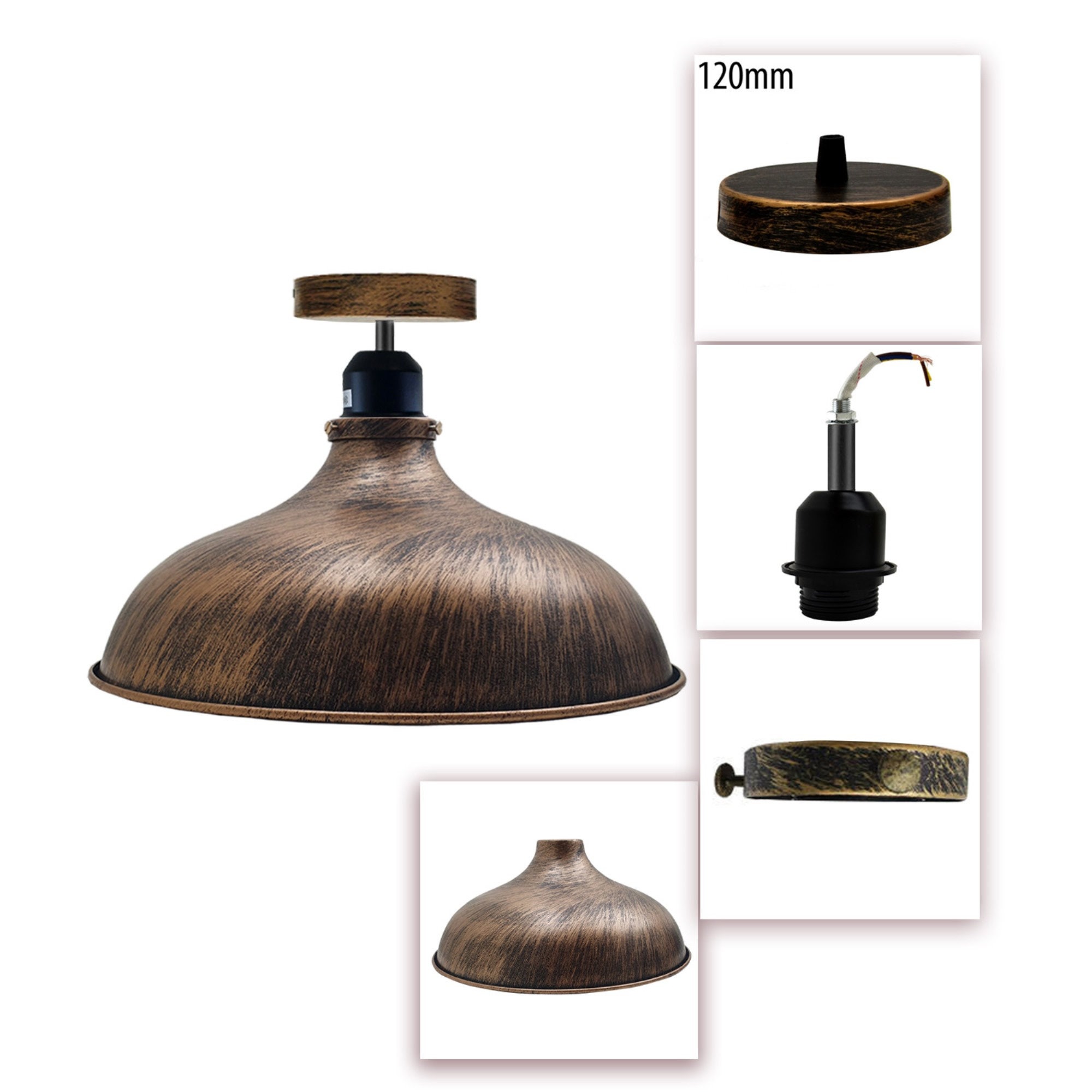 Antique Decor Lampshade Brushed Handwork Ceiling Light Shade - Etsy UK