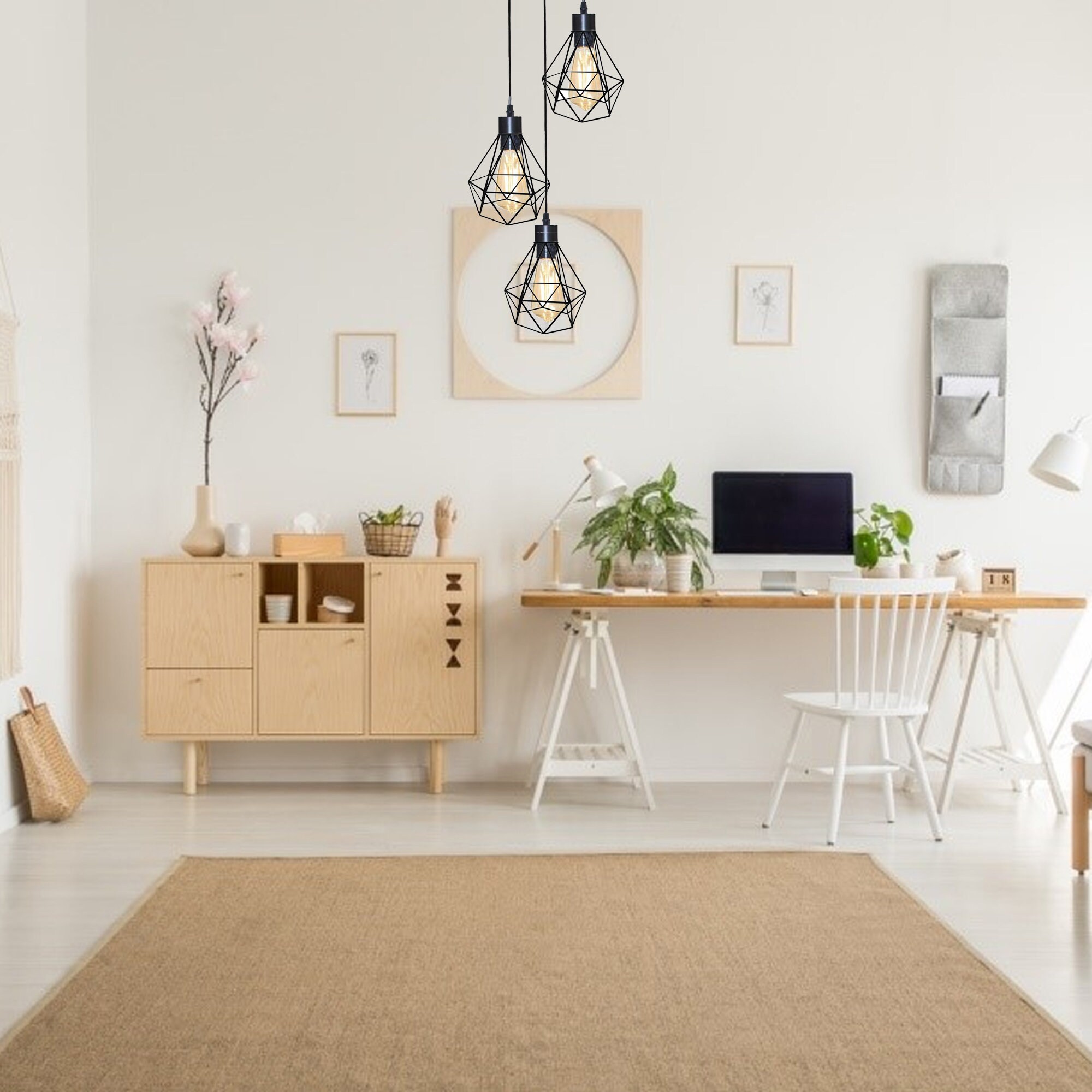 Metal Wire Cage Light Fixture Bulb Guard Vintage Industrial - Etsy UK